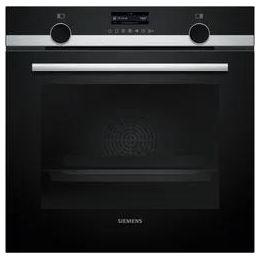 Siemens Pyrolyse Backofen "HB579GBR3", Energieeffizienz: A+ (A+++-D), grau (edelstahl), B:59,4cm H:59,5cm T:54,8cm, Back&ouml;fen, AirFry-Funktion