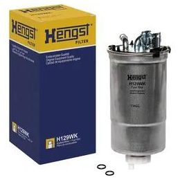 HENGST FILTER Kraftstofffilter H129WK 88mm f&uuml;r VAG 6Q0127401A 6Q0127400B 6Q0127400A