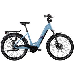 Z&uuml;ndapp E-Bike Z&Uuml;NDAPP "X800" Gr. 48, blau (pastellblau), Elektrofahrr&auml;der, 48cm, 27,5 Zoll (69,85cm), Pedelec, Elektrofahrrad f&uuml;r Damen und Herren, Topseller