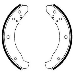 ATE Bremsbackensatz 03.0137-0041.2 vorne rechts links f&uuml;r PORSCHE VAG 113609537CX 181609237B 113609537C