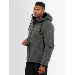 Winterjacke Alessandro Salvarini "A. Salvarini Herren Winterjacke AS331", Herren, Gr. M, grau (anthrazit), Obermaterial: 100% Polyester PES., Jacken Winterjacke