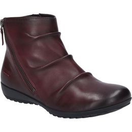 Stiefelette Josef Seibel "Naly 61, bordeaux", Damen, Gr. 42, rot (bordeaux), Obermaterial: 100% Rindsleder Leather cow., Schuhe Stiefelette