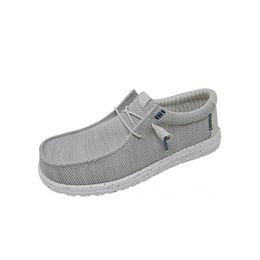 Hey DUDE Shoes Hey Dude Leinenschuh Wendy in Grau | Gr.: 42