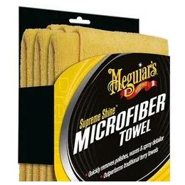 Meguiars Supreme Shine Microfibre Mikrofasertuch (3 Stk) X2020EU Reinigungst&uuml;cher