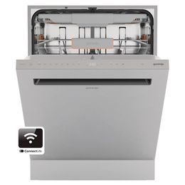 Gorenje Unterbaugeschirrsp&uuml;ler "GU673A65X", Energieeffizienz: A, silber (edelstahl), B:59,8cm H:81,6cm T:57,5cm, Geschirrsp&uuml;ler, TotalDry - auto. T&uuml;r&ouml;ffnung, Unterbaugeschirrsp&uuml;ler