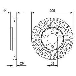 Bosch Bremsscheibe 0 986 479 D30 vorne rechts links bel&uuml;ftet 296mm f&uuml;r RENAULT FIAT VAUXHALL NISSAN OPEL 4020600Q1C K6000619994 4422285