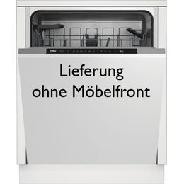 Beko vollintegrierbarer Geschirrsp&uuml;ler "BDIN16440", Energieeffizienz: C, silber (wei&szlig;), B:59,8cm H:81,8cm T:55cm, Geschirrsp&uuml;ler, SelfDry sorgt mit automatischer T&uuml;r&ouml;ffnung f&uuml;r perfekte Trocknung, vollintegrierbarer Geschirrsp&uuml;ler