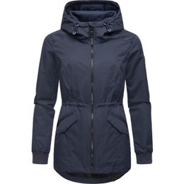 Outdoorjacke Ragwear "&Uuml;bergangsjacke Dowey Tech", Damen, Gr. L, blau (navy), Obermaterial: 100% Polyester PES. Obermaterial: Futter: 100% Polyester PES., Jacken Outdoorjacke