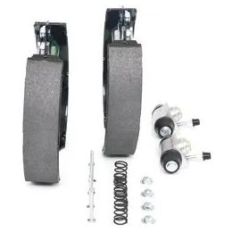 Bosch Bremsbackensatz KIT SUPERPRO 0 204 114 682 hinten rechts links vormontiert 17,46mm f&uuml;r VW SEAT SKODA