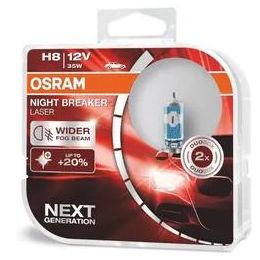 Osram H8 Night Breaker Laser next Generation (2 Stk.) 64212NL-HCB Gl&uuml;hlampe, Fernscheinwerfer,Gl&uuml;hlampe, Hauptscheinwerfer,Gl&uuml;hlampe, Park-/Positionsl