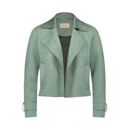 Jackenblazer Cartoon "Casual-Jacke mit Taschen", Damen, Gr. 44, gr&uuml;n, Obermaterial: 90% Polyester PES. 10% Elasthan EL., Blazer Jackenblazer