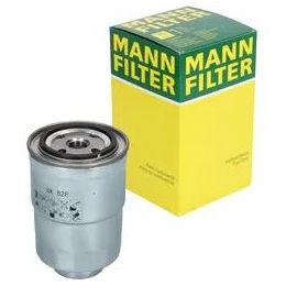 MANN-FILTER Kraftstofffilter WK 828 x mit Dichtung 91mm f&uuml;r TOYOTA MAZDA FORD DAIHATSU NISSAN VAG 23390-30150 23390-YZZAB 18610-00653