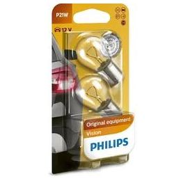 Philips P21W (2 Stk.) 12498B2 Gl&uuml;hlampe, Brems-/Schlusslicht,Gl&uuml;hlampe, R&uuml;ckfahrleuchte,Gl&uuml;hlampe, Kennzeichenleuchte,Gl&uuml;hlampe, Park-/Positionsleucht