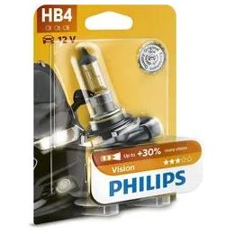 Philips HB4 Vision 55W (1 Stk.) 9006PRB1 Gl&uuml;hlampe, Fernscheinwerfer,Gl&uuml;hlampe, Hauptscheinwerfer,Gl&uuml;hlampe, Nebelscheinwerfer,Gl&uuml;hlampe 12V f&uuml;r SKODA