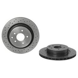 Brembo Bremsscheibe XTRA LINE 09.7356.2X hinten rechts links Gelocht 322mm f&uuml;r NISSAN 43206AA300 43206AA301 43206CD005