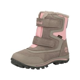 Timberland Snowboots 'Chillberg 2-Strap GTX' Jungen Gr&ouml;&szlig;e 29 grau / rosa