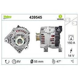 Valeo Generator NEW ORIGINAL PART 439545 14V 150A f&uuml;r ALPINA BMW 12317802927 7802927 7797519
