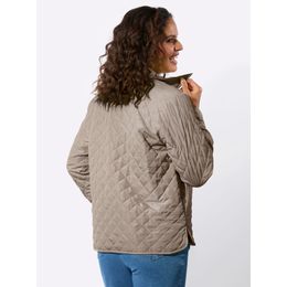 Casual Looks Damen Blusenjacke, beige, Gr. 48, 100% Polyester, Wattierung:100% Polyester, Jacken