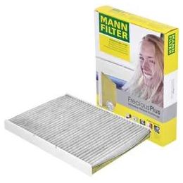 MANN-FILTER Filter, Innenraumluft FreciousPlus FP 2862 Motorraum Beifahrerseite, Unter Der Wasserkastenabdeckung f&uuml;r VW (FAW) (SVW) VAG 180819644B 1J