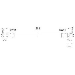 ATE Bremsschlauch 24.5170-0201.3 hinten links f&uuml;r STEYR BMW 34321115697 34321159881 34321108134