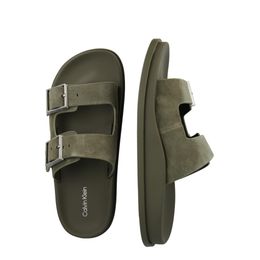 Calvin Klein Pantolette Damen Gr&ouml;&szlig;e 38 khaki