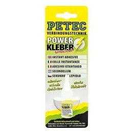 Petec Power-Kleber SB (10 g) 93410 Kunststoff-Klebstoff,Klebstoff, Kunststoffreparatur,Gummiklebstoff,Sekundenkleber,Universalklebstoff Transparent