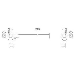 ATE Bremsschlauch 24.5237-0273.3 vorne rechts links f&uuml;r VAG 4A0611707
