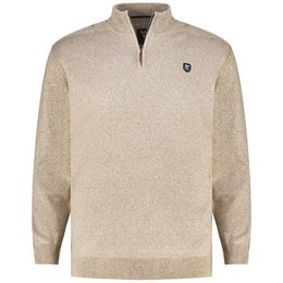Gro&szlig;e Gr&ouml;&szlig;en Hajo Pullover mit Stretch Farbe beige Gr&ouml;&szlig;e: 3XL