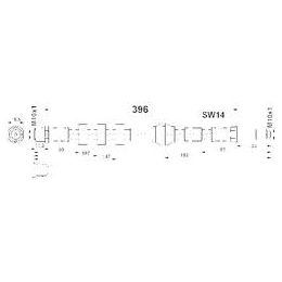 ATE Bremsschlauch 24.5140-0396.3 hinten rechts links f&uuml;r VAG 8K0611775B 8K0611775A 8K0611775F