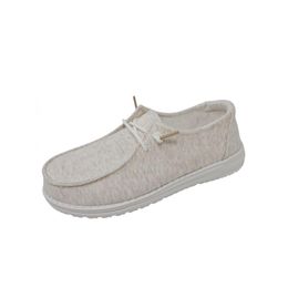 Hey DUDE Shoes Hey Dude Leinenschuh Wendy in Beige | Gr.: 41
