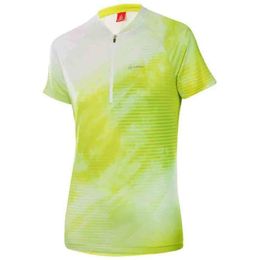 L&ouml;ffler L&ouml;ffler Radtrikot Cloudy Half-Zip in Hellgr&uuml;n | Gr.: 42