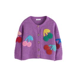 next Knit Cardigan girl Purple size 6-9 mths