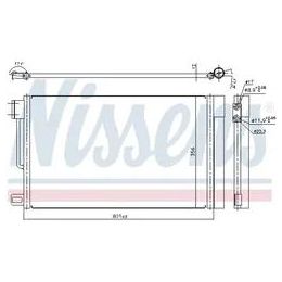 NISSENS Kondensator, Klimaanlage 94973 f&uuml;r ALFA ROMEO PEUGEOT FIAT CITRO&Euml;N VAUXHALL OPEL 6455GA 13310103 1850290