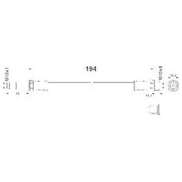 ATE Bremsschlauch 24.5140-0194.3 hinten rechts links f&uuml;r VAG 7H0611776C 7H0611776 7H0611776B