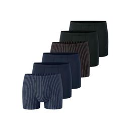 Schiesser Retro Short / Pant 95/5 Essentials in Dunkelblau / schwarz | Gr.: 4