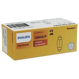 Philips Sofitte 5W [12V] (1 Stk.) 12864CP Gl&uuml;hlampe, T&uuml;rleuchte,Gl&uuml;hlampe, T&uuml;rsicherungsleuchte,Gl&uuml;hlampe, Handschuhfachleuchte,Gl&uuml;hlampe, Kofferrauml