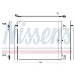 NISSENS Kondensator, Klimaanlage 940546 f&uuml;r RENAULT NISSAN 921004BE0A 921004BE0B 921006951R