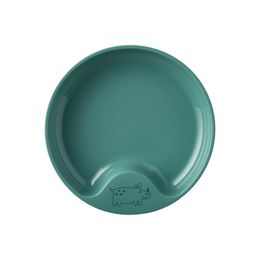 Teller Mepal "Lernteller Mio &oslash; 17,6 cm", blau (deep turquoise), L:17,6cm, Speiseteller