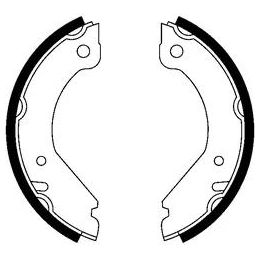 ATE Bremsbackensatz, Feststellbremse 03.0137-0169.2 hinten rechts links f&uuml;r VOLVO 271997 1229428 1330310