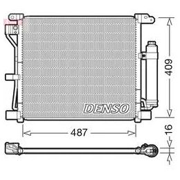 DENSO Kondensator, Klimaanlage DCN46019 f&uuml;r NISSAN 921001FE0B 92100BA62A