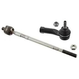 febi bilstein Spurstange ProKit 37632 vorne rechts mit Sicherungsmutter f&uuml;r RENAULT 7701475841S2 7701475841
