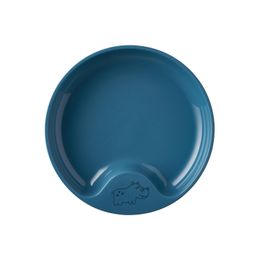Teller Mepal "Lernteller Mio &oslash; 17,6 cm", blau (tiefblau), L:17,6cm, Speiseteller