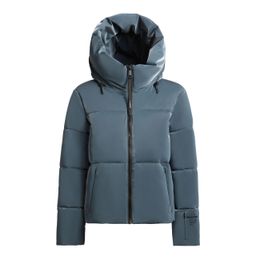 Steppjacke Khujo "Steppjacke Audrey Shiny", Damen, Gr. L, blau (dim blau), Obermaterial: 100% Polyester PES. Obermaterial: Futter: 100% Nylon NY. 100% Polyester PES., Jacken Steppjacke