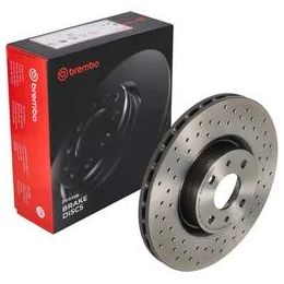 Brembo Bremsscheibe COATED DISC LINE 09.C645.11 vorne rechts links Gelocht 284mm f&uuml;r ABARTH 51938383 5741446