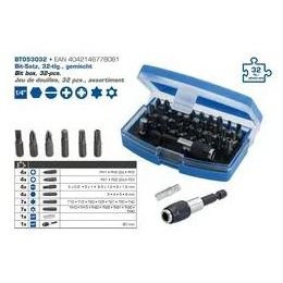 Brilliant Tools Bit-Satz, 32-tlg., gemischt BT053032 Schrauberbit-Satz,Set, Schraubendreher-Einsatz (Bits)
