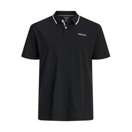 Jack & Jones PlusSize Damen Poloshirt "JJBLAZE POLO SS PLS"schwarz, Gr. 5XL, JACK & JONES PLUSSIZE, Shirts