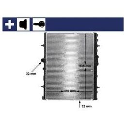 Mahle K&uuml;hler, Motork&uuml;hlung CR 32 000S mit Schlauch f&uuml;r PEUGEOT CITRO&Euml;N/PEUGEOT CITRO&Euml;N 1330J8 1330H0 1330T1