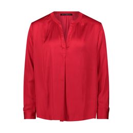 Satinbluse Betty Barclay "Satin-Bluse langarm", Damen, Gr. 42, rot, Obermaterial: 100% Polyester PES., Blusen Satinbluse