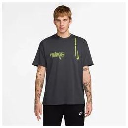 Langarmshirt Nike "U NSW TEE M90 SWOOSH SPORT", Herren, Gr. M, anthrazit, Obermaterial: 100% Baumwolle, Shirts Langarmshirt