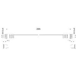 ATE Bremsschlauch 24.5229-0255.3 hinten rechts links f&uuml;r RENAULT PEUGEOT CITRO&Euml;N 7704003961 480686